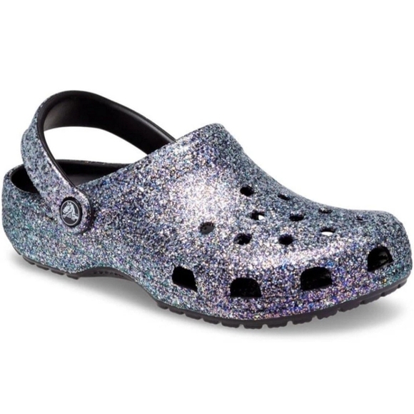 CROCS | Shoes | Crocs Glitter Slippers Multicolor Sparkle Size Womens 2 ...